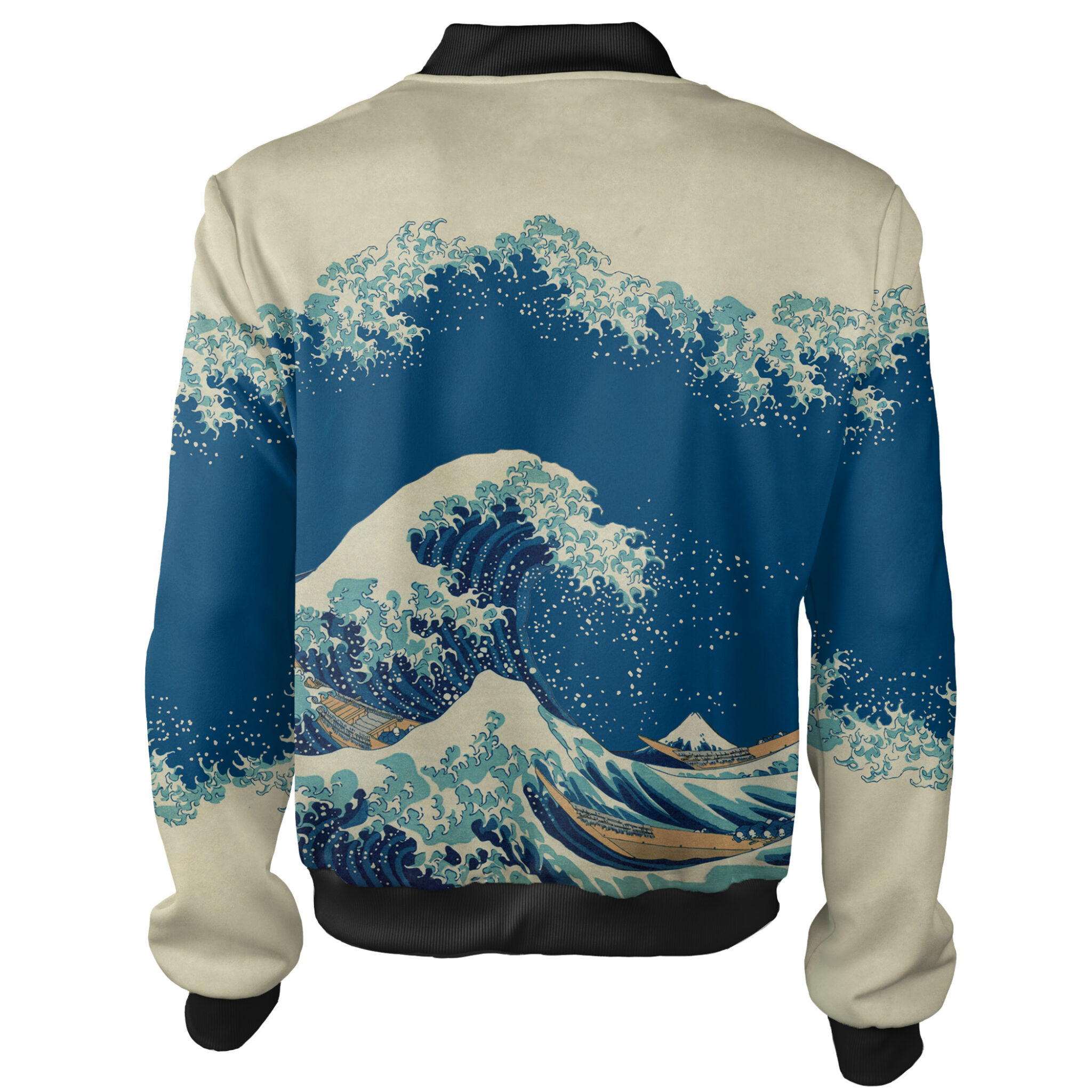 The Great Wave Jacket - Bomber Jacket – CACOFONIA