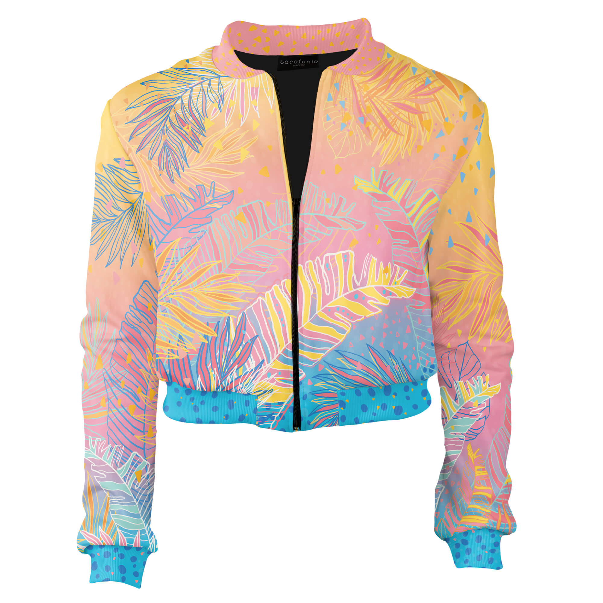 California Safari - Short colorful bomber jacket for summer from Cacofonia